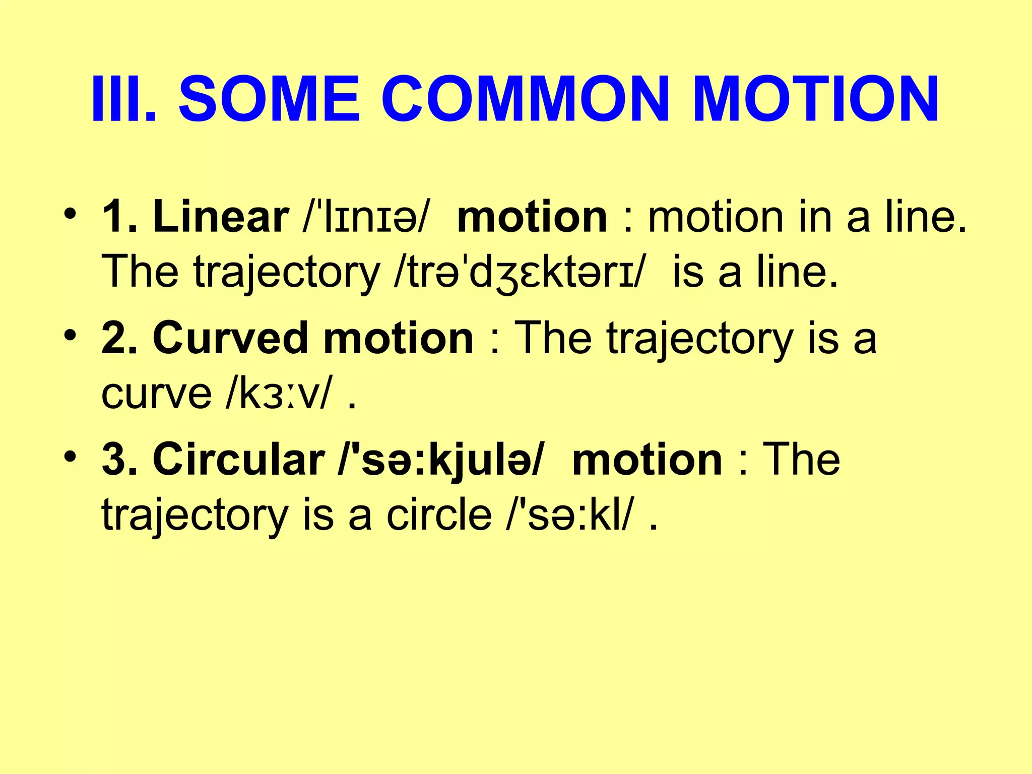 Mechanic motion | PPT