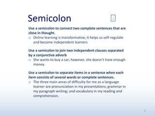 MECHANICS: PUNCTUATION | PPTX