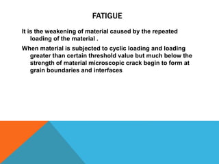 Introduction of Mechanics of structure | PPTX