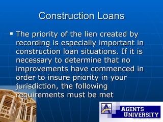 Mechanics Lien Coverage | PPT