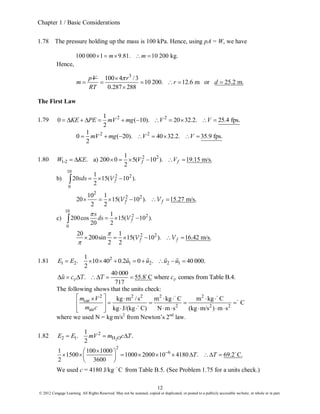 Mechanics Of Fluids 4th Edition Potter Solutions Manual | PDF