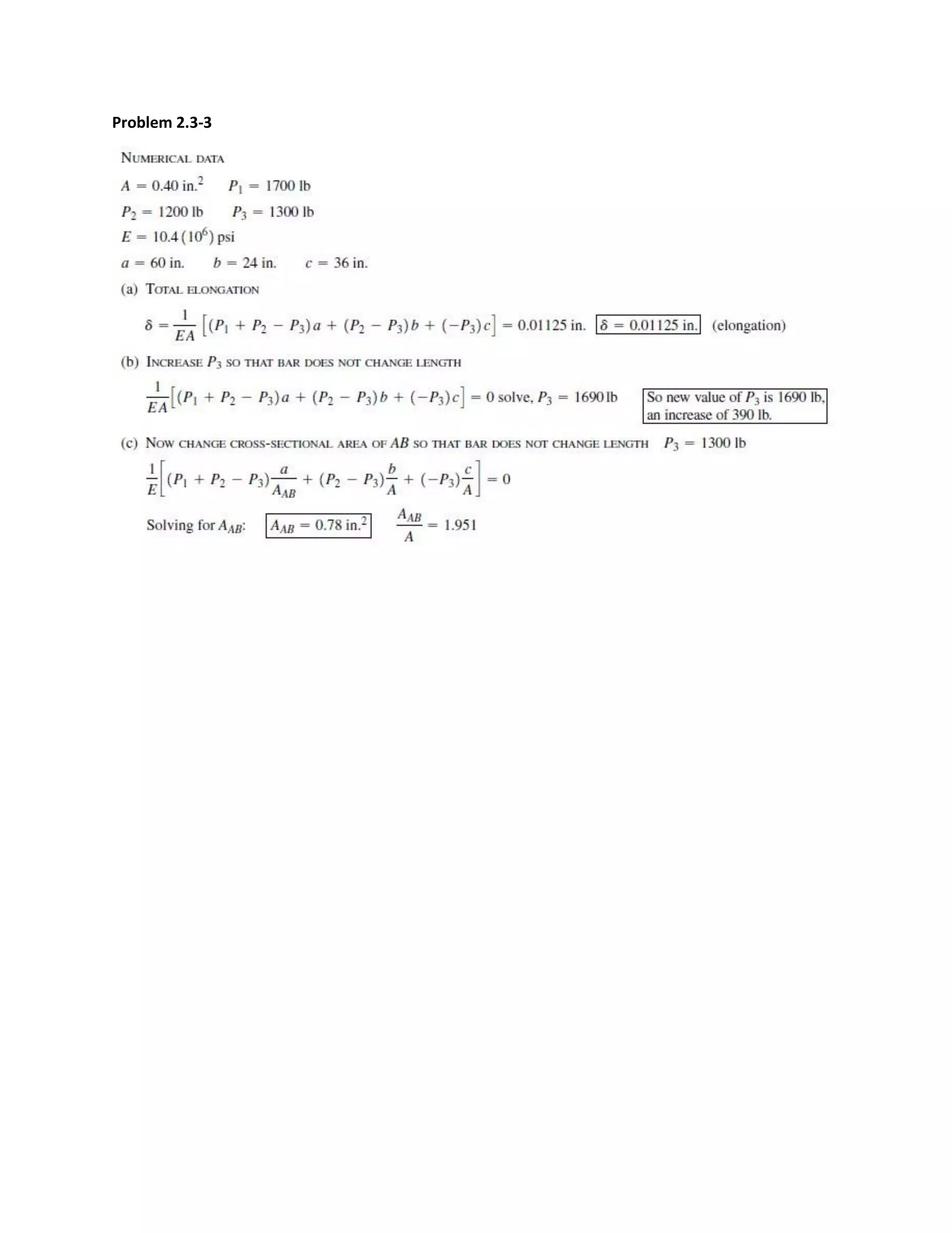 Mechanics of Materials 9th Edition Goodno Solutions Manual | PDF