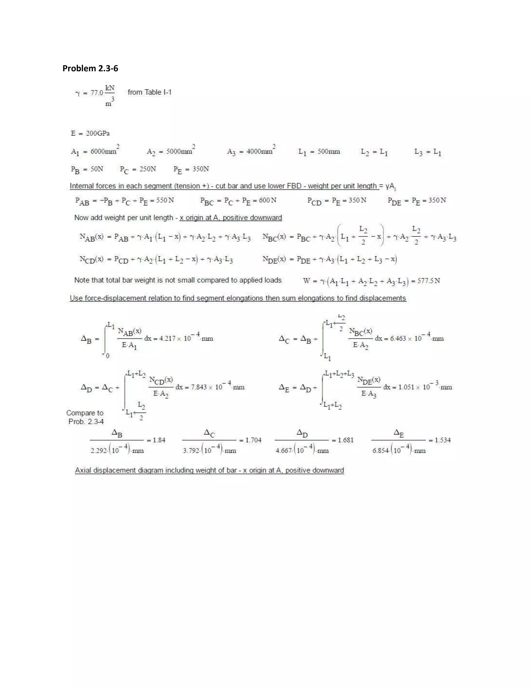 Mechanics of Materials 9th Edition Goodno Solutions Manual | PDF
