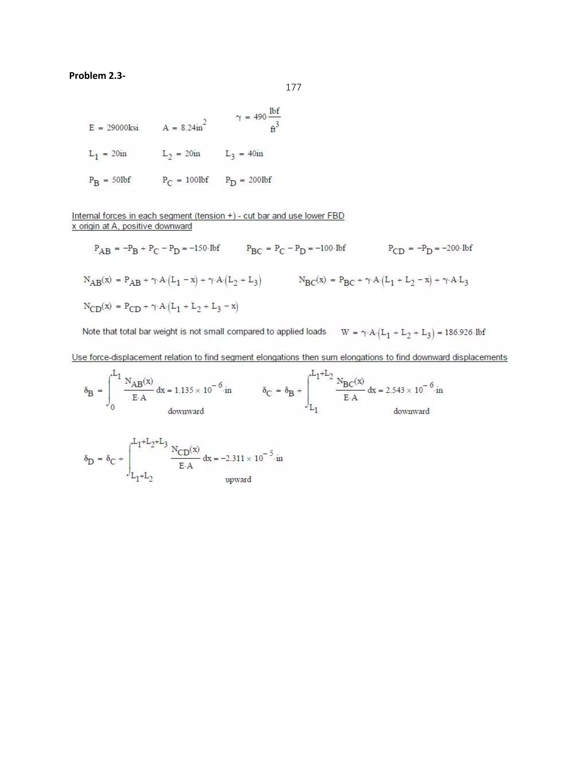 Mechanics of Materials 9th Edition Goodno Solutions Manual | PDF