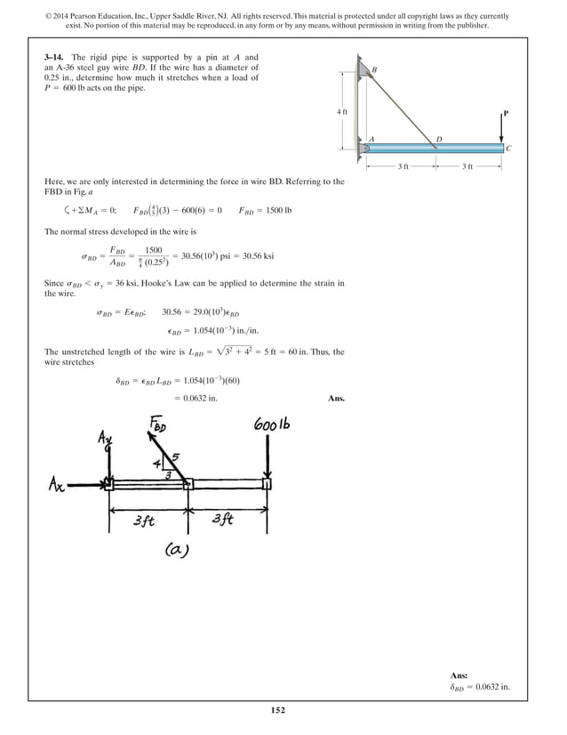 Mechanics of Materials 9th Edition Hibbeler Solutions Manual | PDF ...