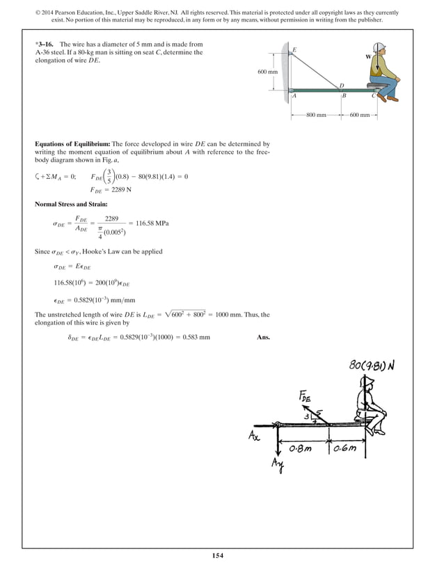 Mechanics of Materials 9th Edition Hibbeler Solutions Manual | PDF ...