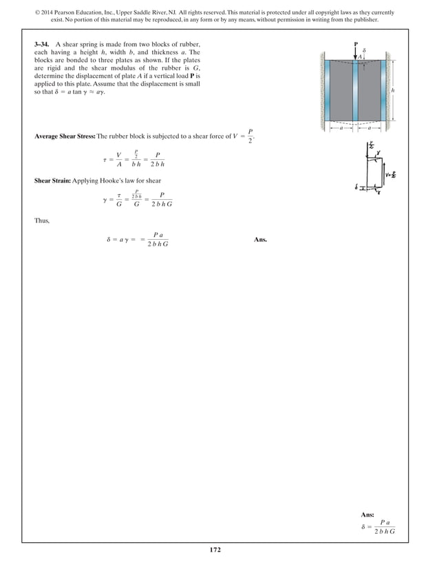 Mechanics of Materials 9th Edition Hibbeler Solutions Manual | PDF ...
