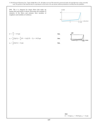 Mechanics of Materials 9th Edition Hibbeler Solutions Manual | PDF