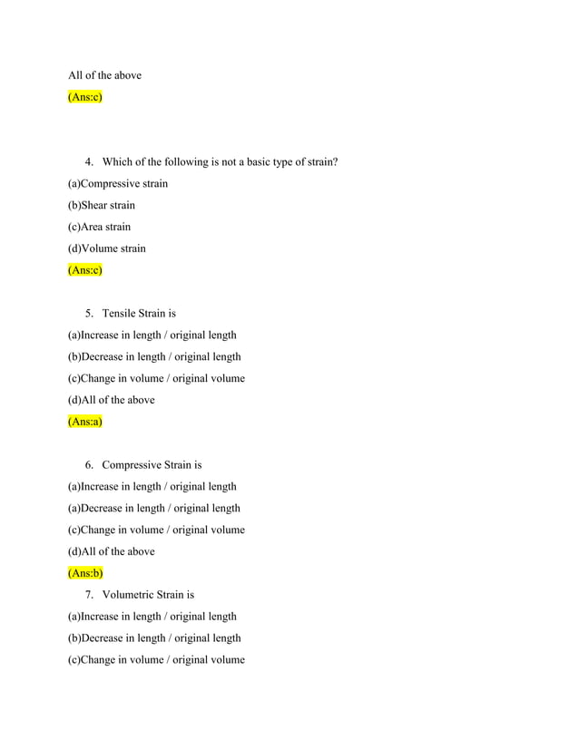 solids MECHANICS qb | PDF