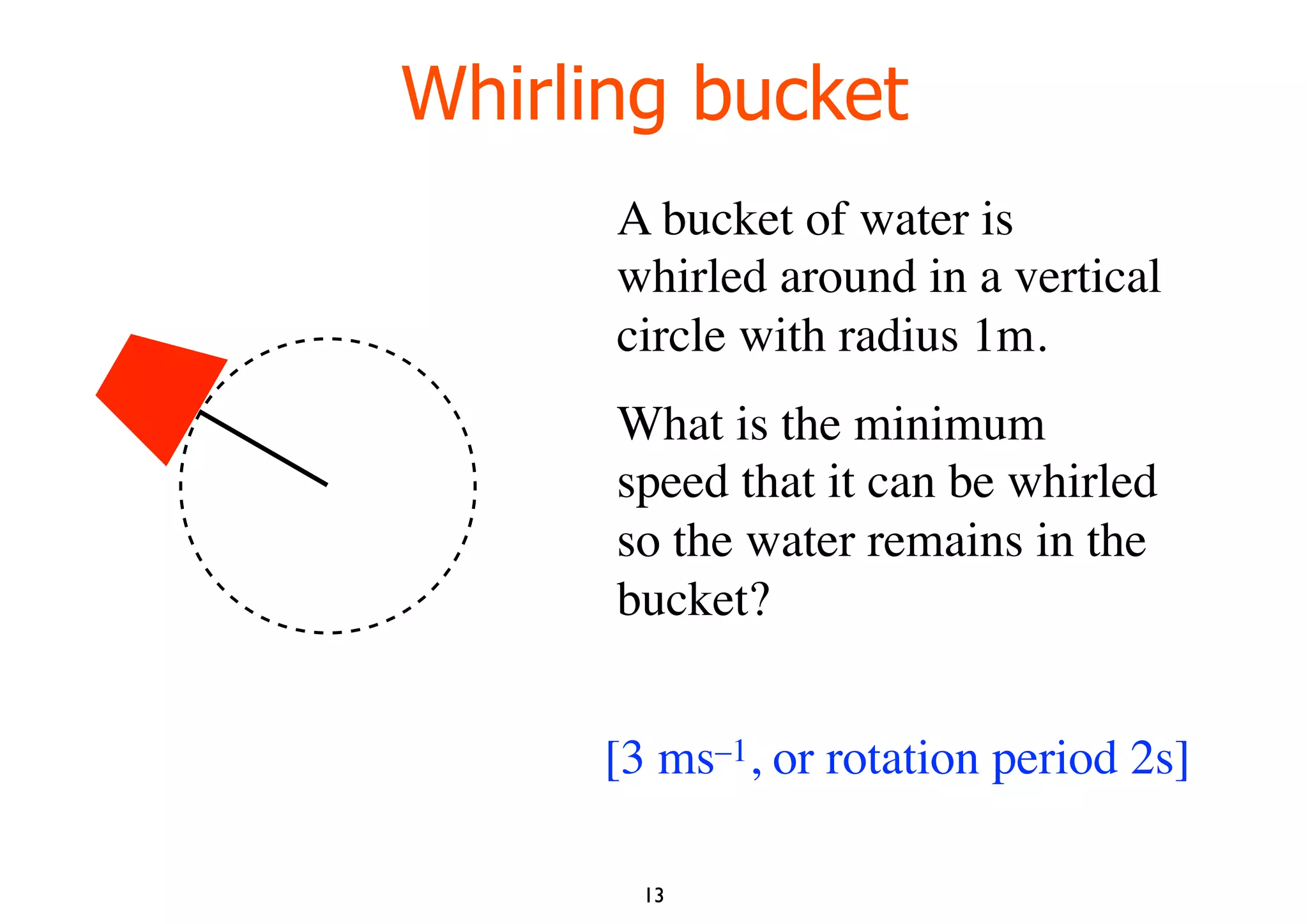circular motion Mechanics | PDF