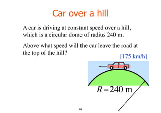circular motion Mechanics | PDF
