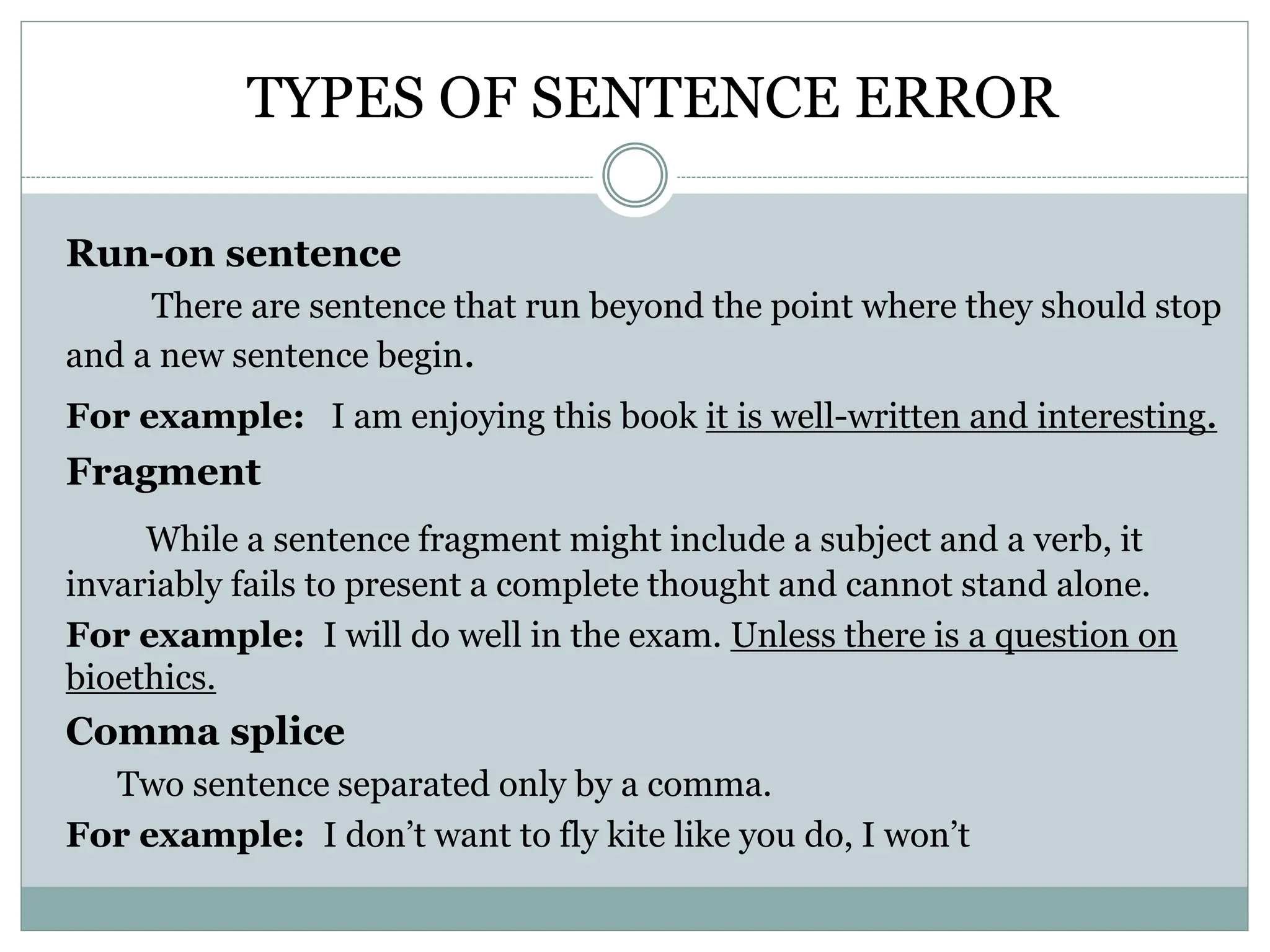 Mechanic of writing | PPTX