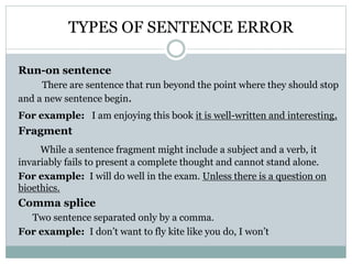 Mechanic of writing | PPTX