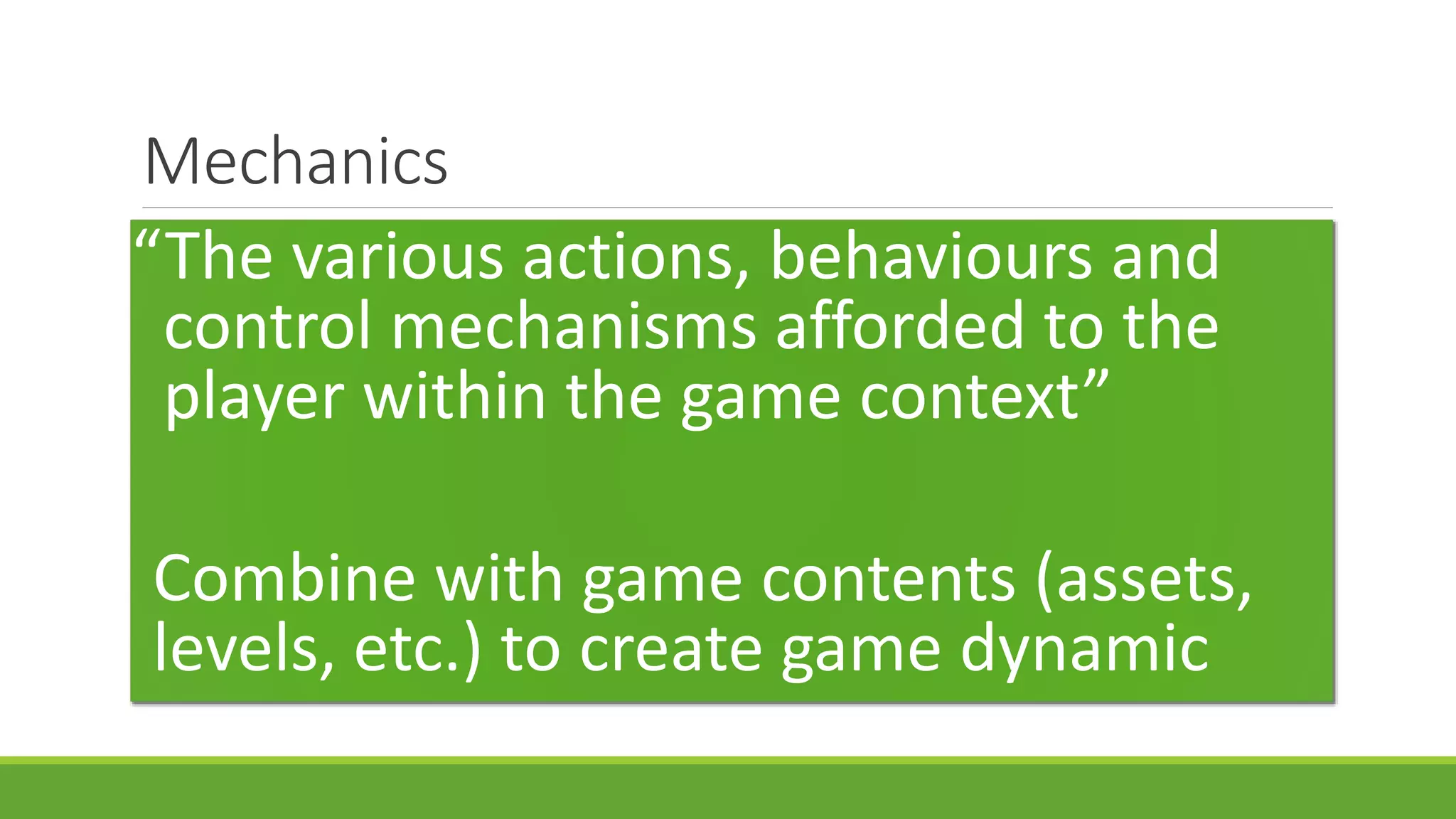 Mechanics, dynamics, aesthetics | PPTX