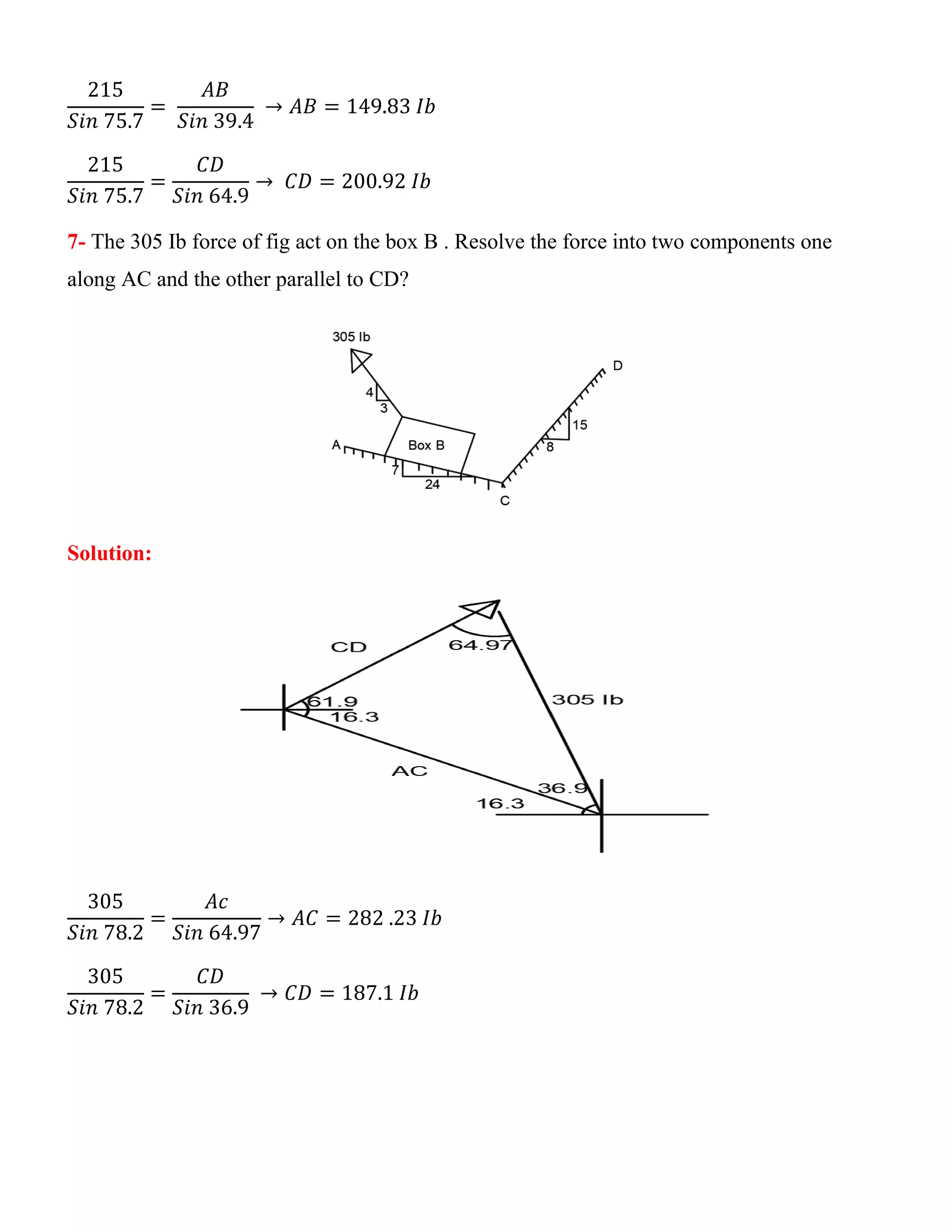 Mechanics engineering statics force analysis 2D | PDF