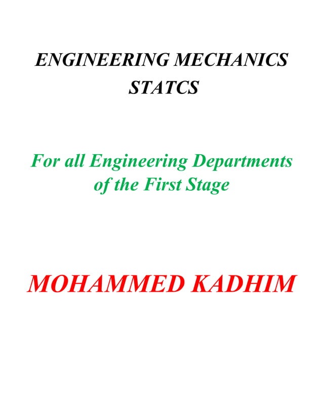 Mechanics engineering statics forces analysis 3D | PDF | Physics | Science