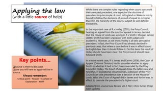 Mechanics of Precedent | PPTX