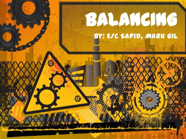 static and dynamic balance | PPTX