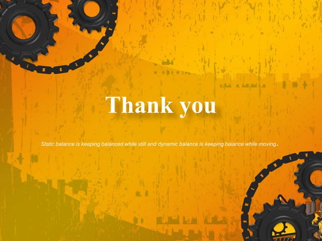 static and dynamic balance | PPTX