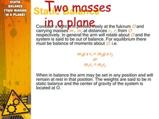 static and dynamic balance | PPTX