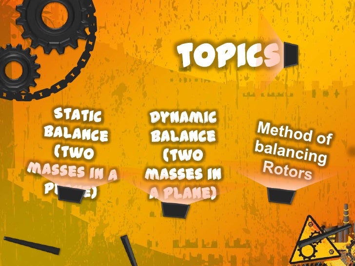 static and dynamic balance