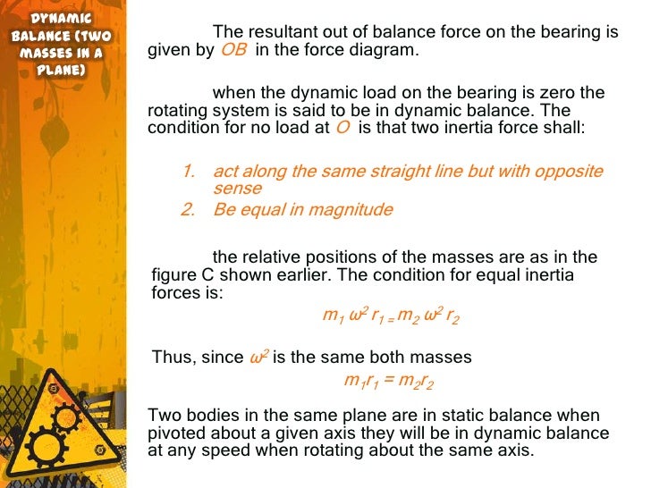 static and dynamic balance