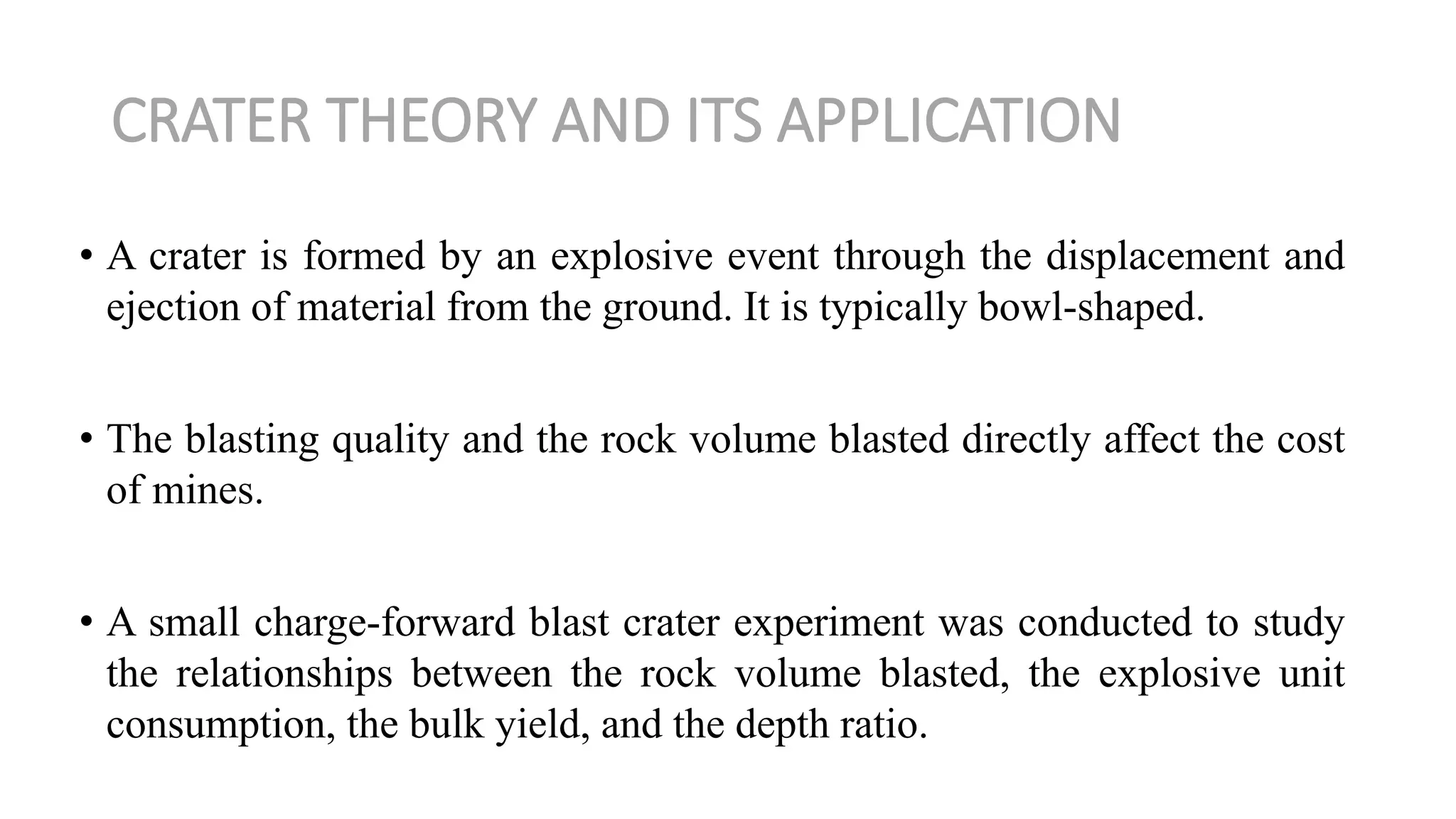 Mechanics of blasting | PDF