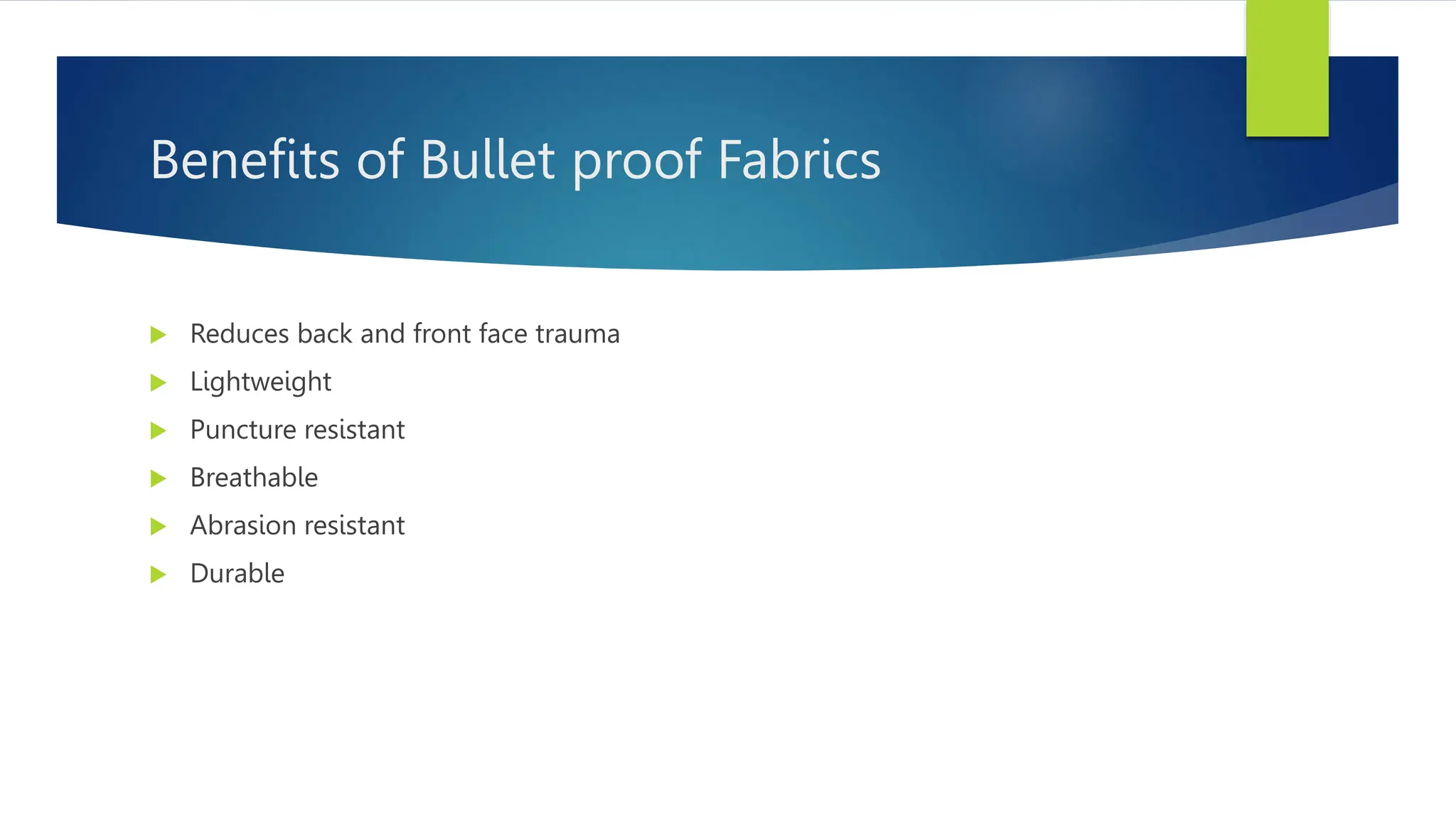 Mechanics of bullet proofing and Engineering fabric structure.pptx ...