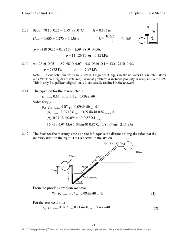Mechanics of fluids 5th edition potter solutions manual