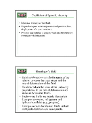 Mechanics of fluids note | PDF