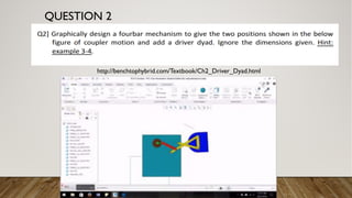 Mechanics of machinery graphical position analysis Q&A | PDF