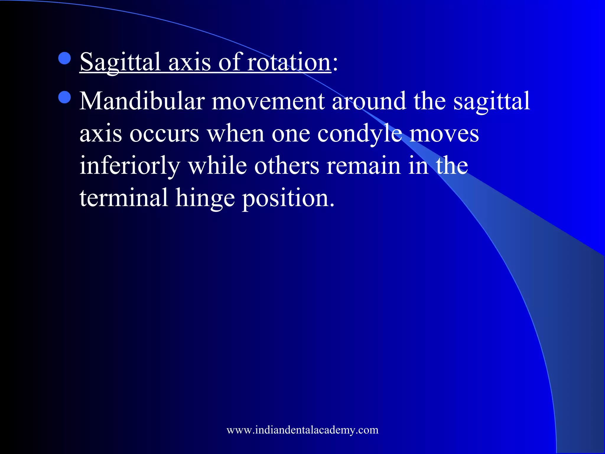 Mechanics of mandibular movement/ dental implant courses | PPT