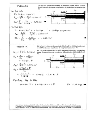 Mechanics of materials 4th edition beer johnston solution manual | PDF