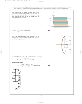 Mechanics of Materials 8th Edition R.C. Hibbeler Solution Manual | PDF