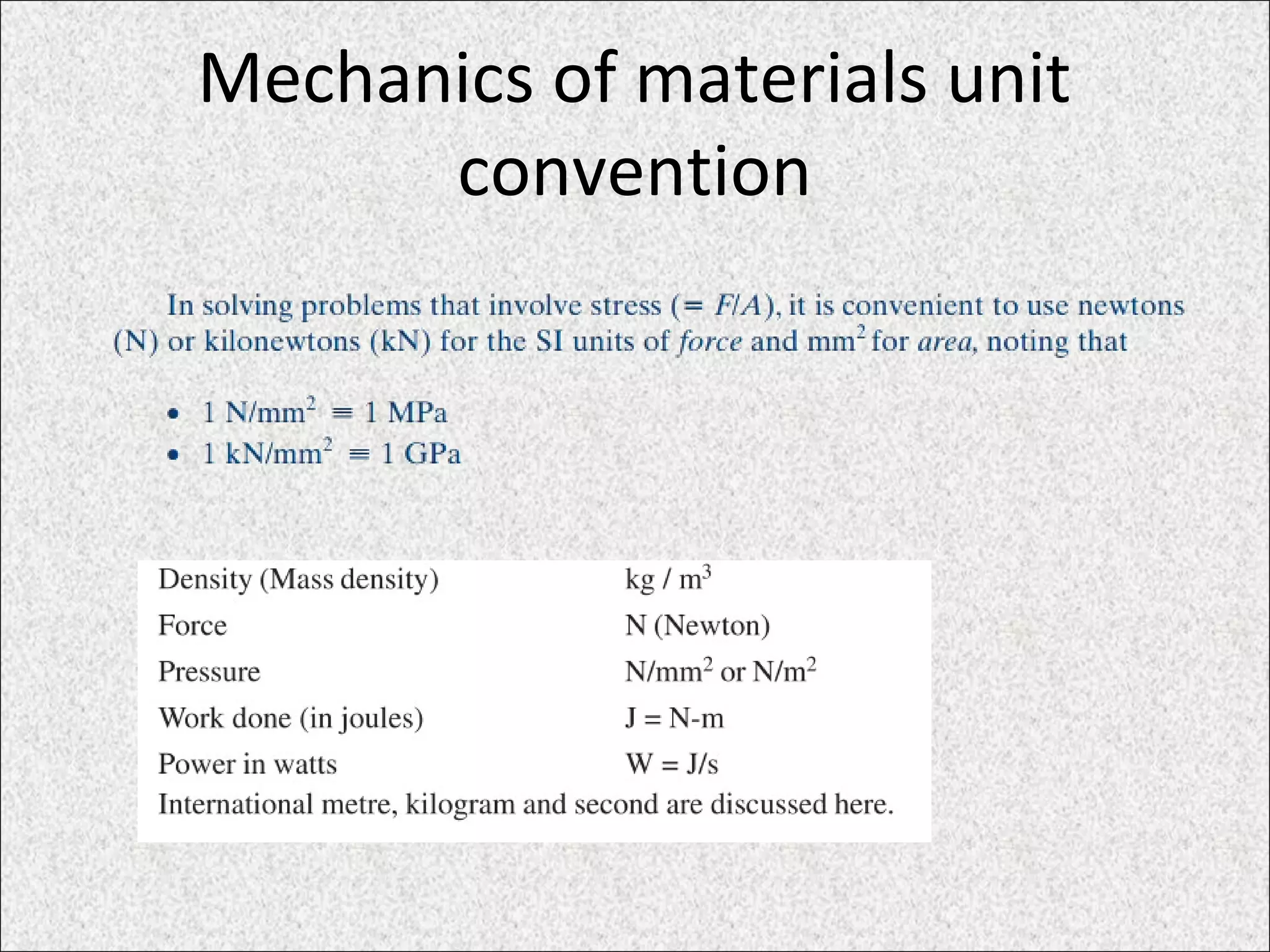 Mechanics of materials lectures1 ppt | PPT