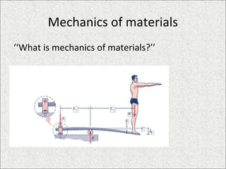 Mechanics of materials lectures1 ppt | PPT