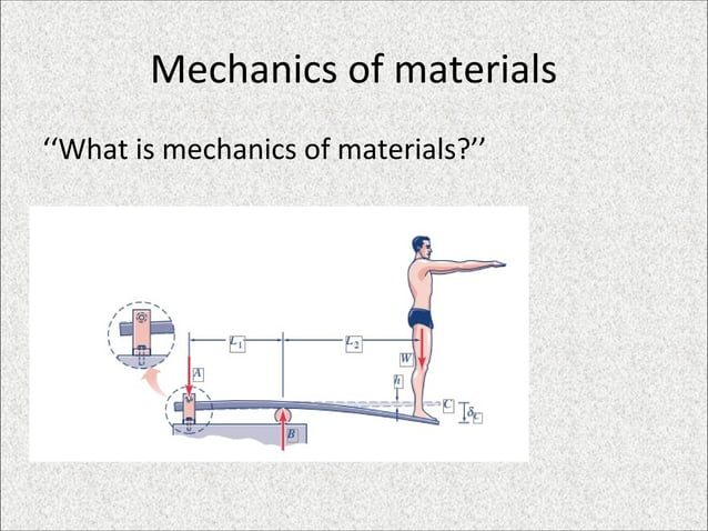 Mechanics of materials lectures1 ppt | PPT