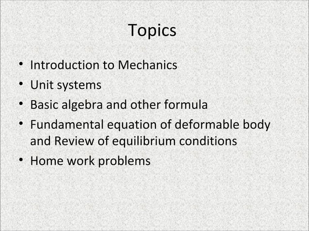 Mechanics of materials lectures1 ppt | PPT