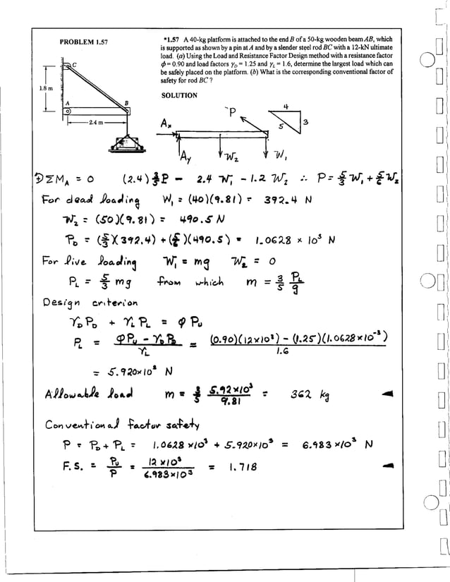 Mechanics of materials solution manual (3 rd ed , by beer, johnston ...