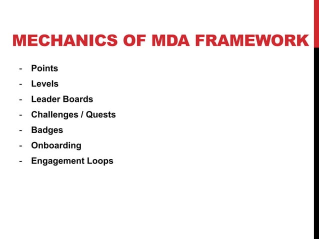 Mechanicsof mda framework | PPT