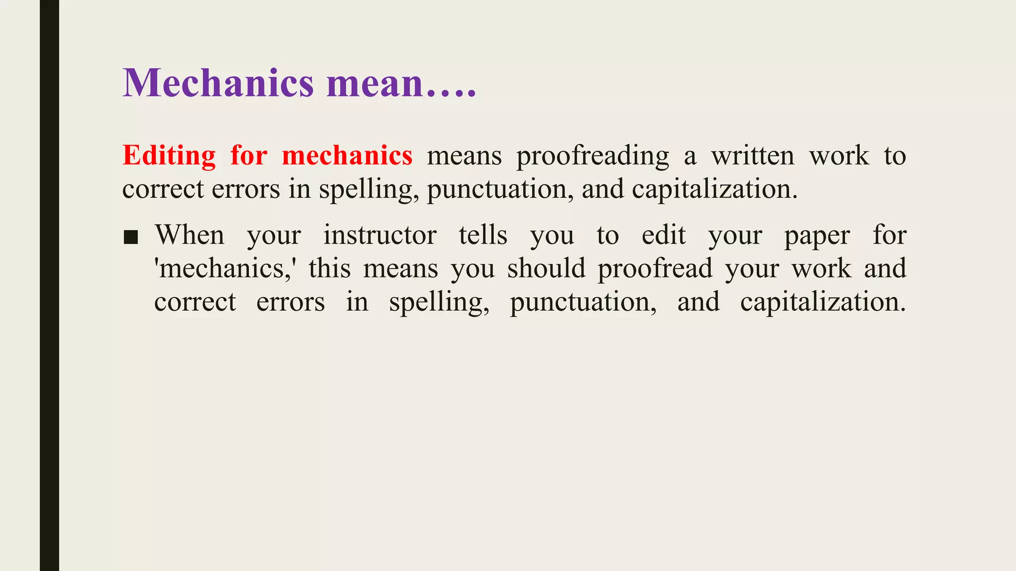 Mechanics of news editing | PPTX