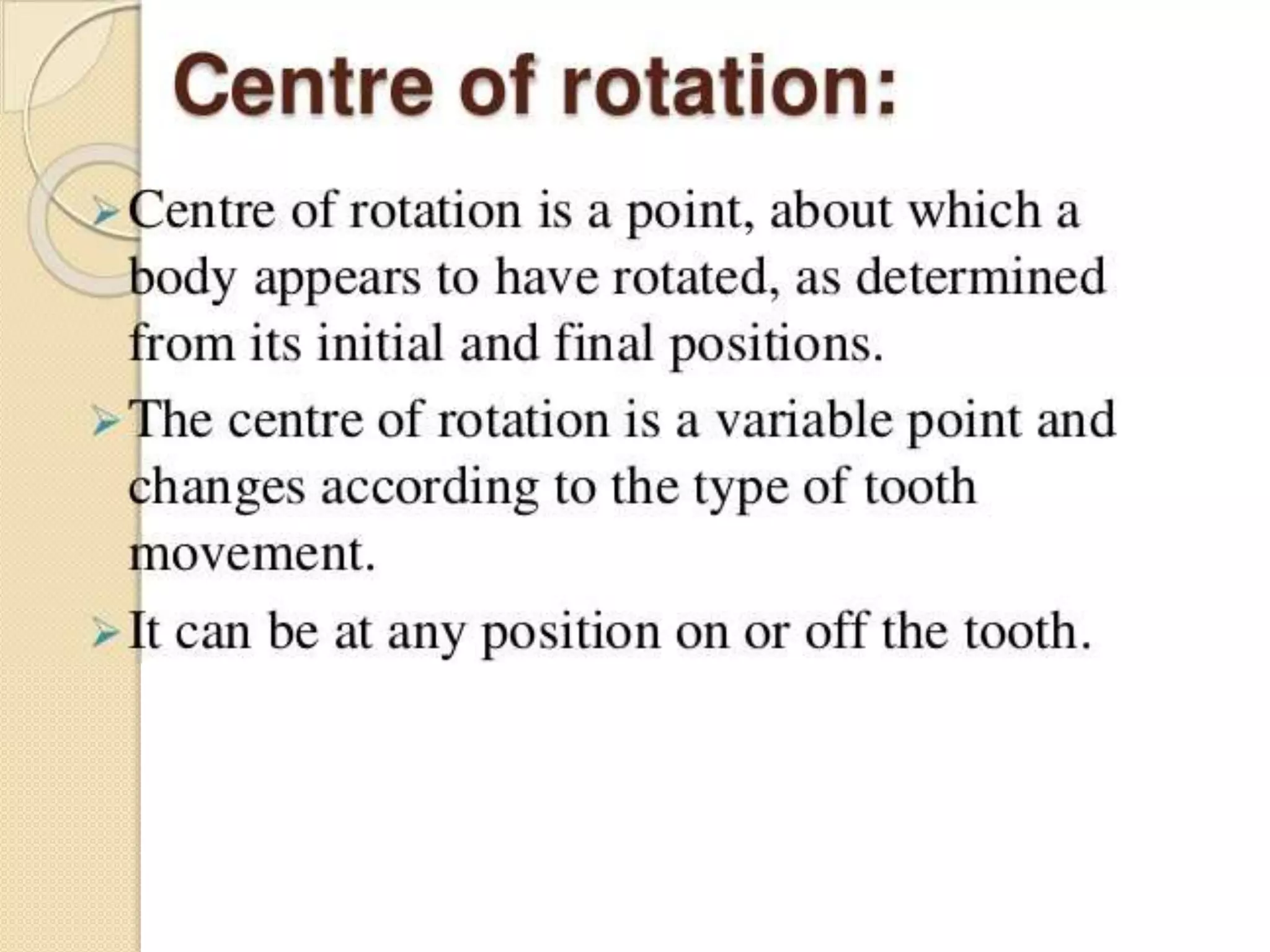 Mechanics of orthodontic tooth movement | PPTX