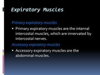 Mechanics of respiration | PPTX