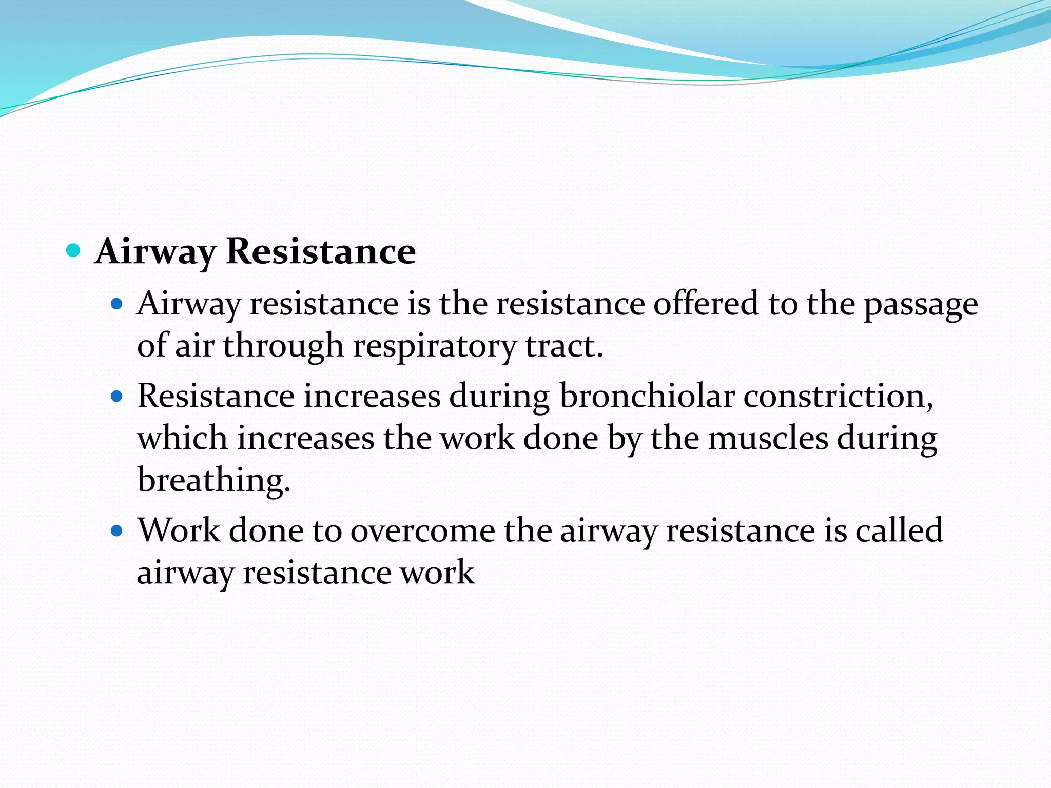 Mechanics of respiration ii | PPTX