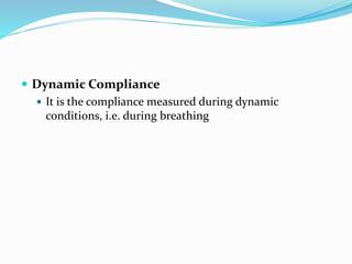 Mechanics of respiration ii | PPTX