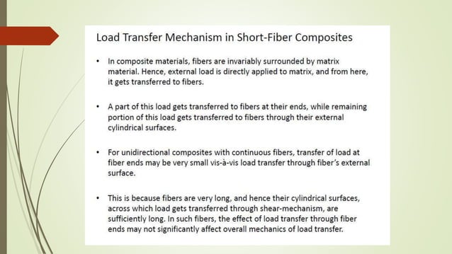 Mechanics of short‐fiber composites | PPTX