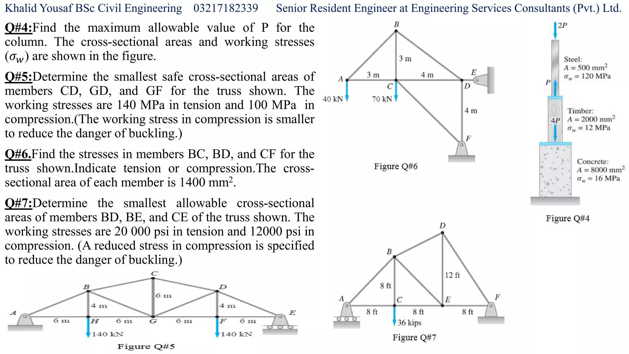 Mechanics of solids 1 lecture-1 | PDF