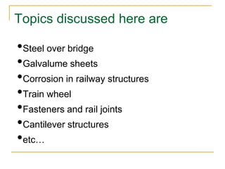 Mechanics of railway structures - GCE Kannur | PPTX