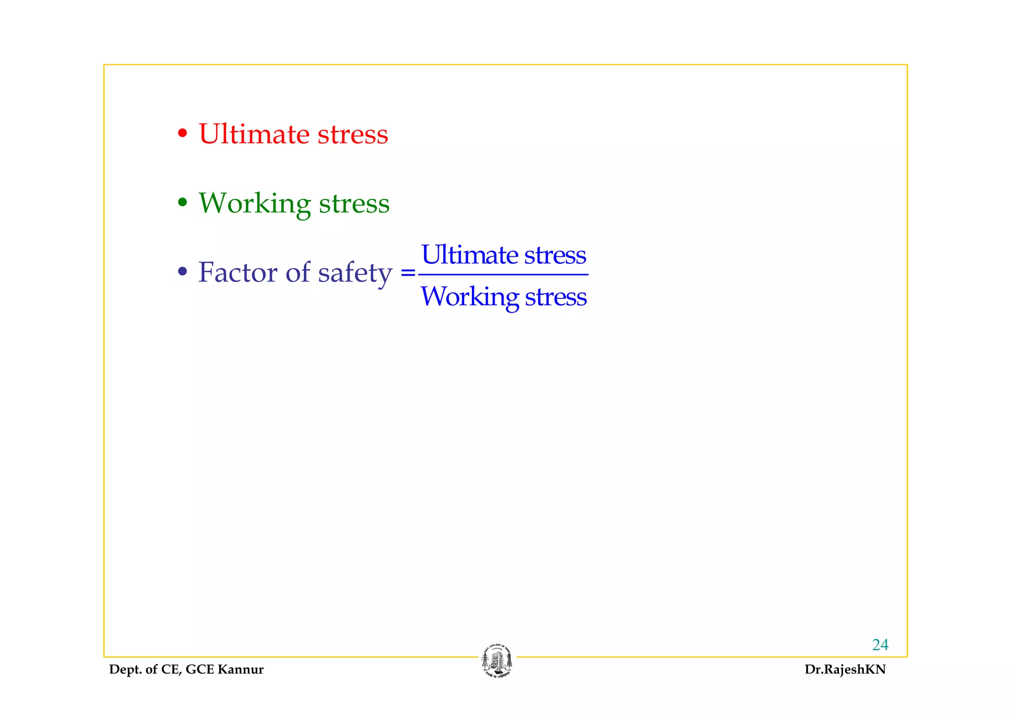 Mechanics of structures - module1 | PDF | Physics | Science
