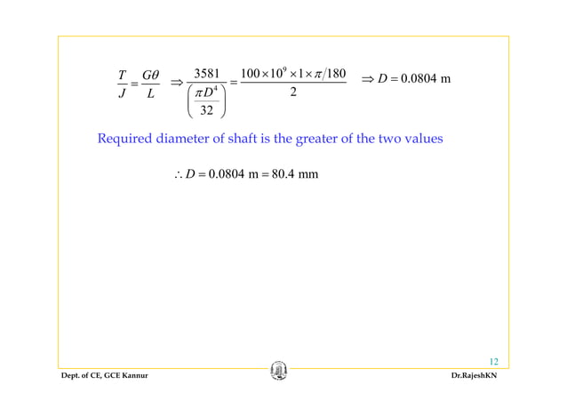 Mechanics of structures module2 | PDF